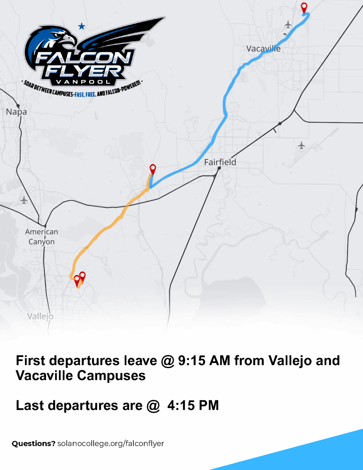 Solano Mobility | SCC Falcon Flyer Vanpool